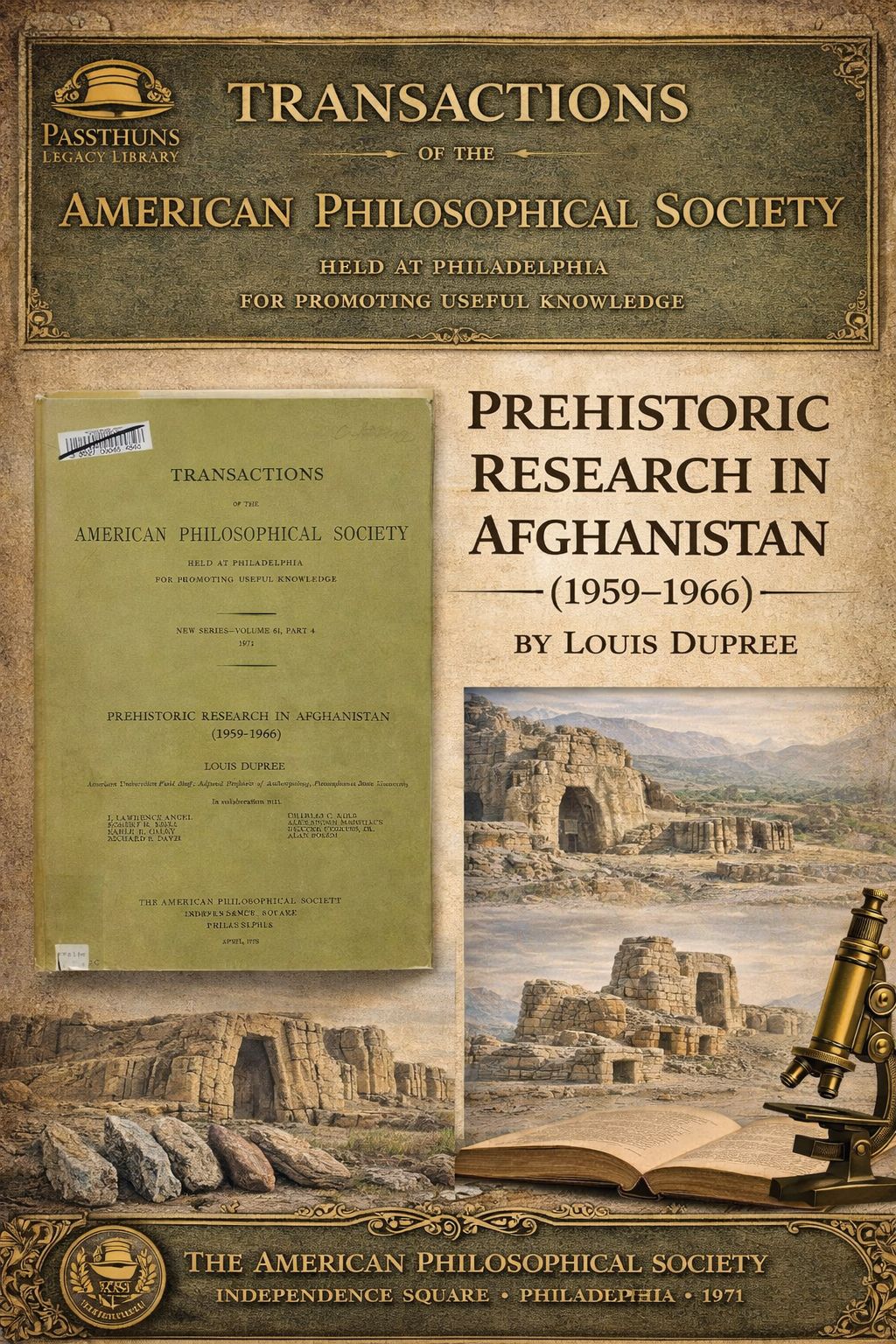 Prehistoric Research in Afghanistan (1959–1966) - Pashtuns legacy library